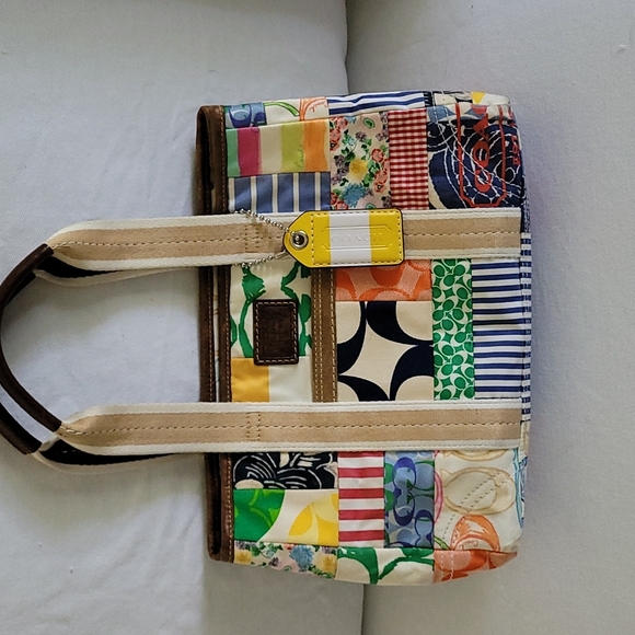 Coach | Bags | Vintage Coach Patchwork Medium Size Bag | Poshmark
